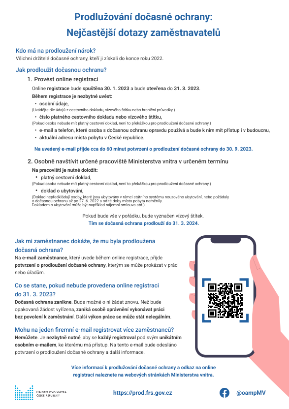 PRODLOUŽENÍ DOČASNÉ OCHRANY